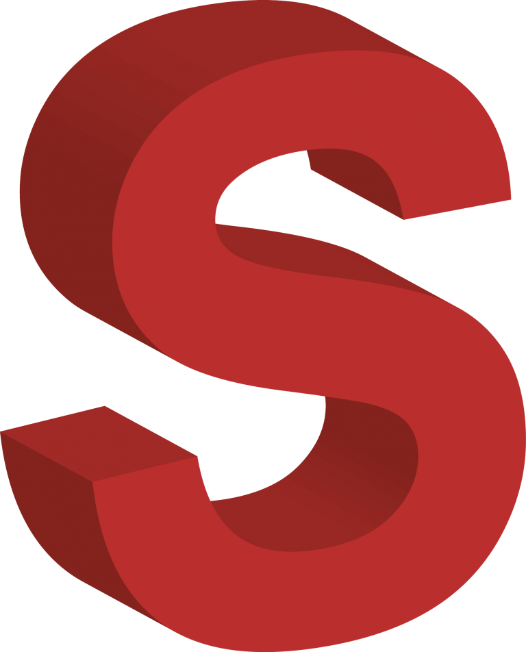 3D-bokstaven S-röd - Pedagogverkstan
